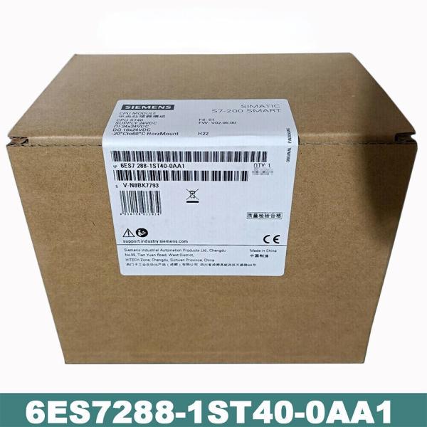 New Siemens 6ES7288-1ST40-0AA1 S7-200 SMART CPU ST40 PLC Module新しいSiemens 6ES7288-1ST40-0AA1 S7-200 SMART CPU ST40 PLCモジュール