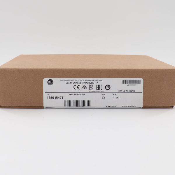 Allen Bradley 1756-EN2T Series D Pkg 2020 ControlLogix ENet/IP Bridge NewAllen Bradley 1756-EN2TシリーズD PKG 2020 ControllO...