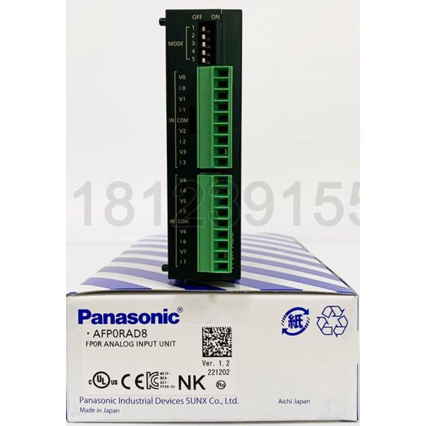 Panasonic PLC Programmable Controllers Module FP0R-AD8/AFP0RAD8Panasonic PLCプログラマブルコントローラーモジュールFP0R-AD8/AFP0RAD8