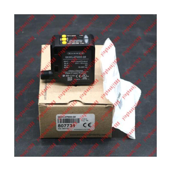 1PC New BANNER Q5XKLAF5000-Q8 High Power Multi-Function Laser Sensor1PC新しいバナーQ5xklaf5000-Q8高出力マルチファンクションレーザーセンサー