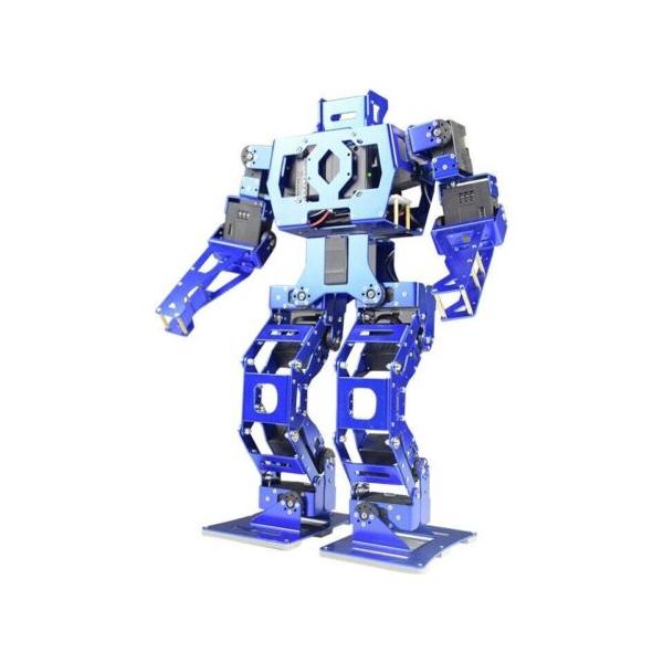 Metal 15 Dof Biped Robot With Digital Steering Gear Humanoid Robot Fighting  #A7メタル15 DOFダイカムロボット付きデジタルステアリングギアヒューマノイドロボ...