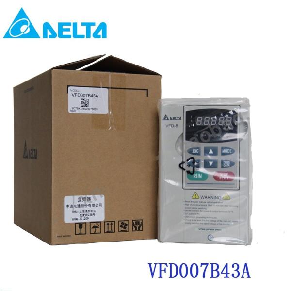 100% NEW DELTA VFD007B43A 750w 1HP 3 PHASE 380V 400HZ in box100％ニューデルタVFD007B43A 750W 1HP 3フェーズ380V 400Hzボックス