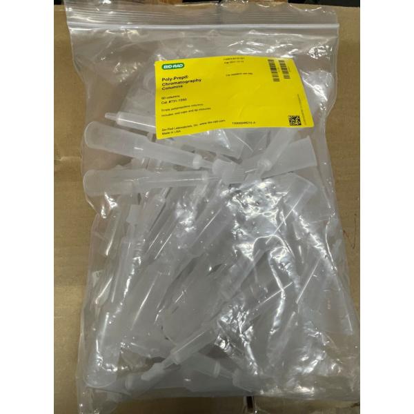 Pack of 50 Bio-rad poly-prep chromatography columns Cat # 731-1550 Date 12/202750バイオラッドポリプレップクロマトグラフィコラムのパック猫＃731-1550日付...
