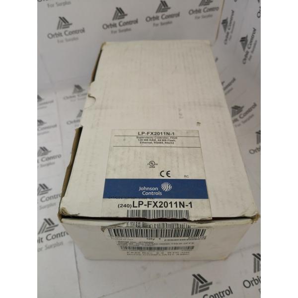 Johnson Controls LP-FX2011N-1 Supervisory Controller FX20/128MB RAM 64 MB FLASHJohnson Controls LP-FX2011N-1監督コントローラーFX2...