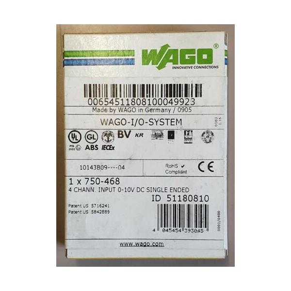 1PC New Wago 750-468 Buscoupler DeviceNet Module PLC Adapter1PC新しいWAGO 750-468 Buscoupler Devicenet Module PLCアダプター