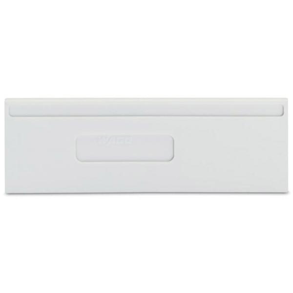 Oversized separator / partition / barrier plate - Wago (281 series) - Light Gray color (2mm width) - equivalent to 281347