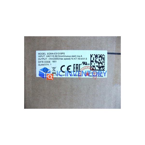 1PCS NEW Delta Servo Motor ECMA-E31315PS1PCSニューデルタサーボモーターECMA-E31315PS