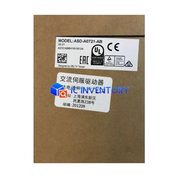 1pcs  Delta AC Servo Drive ASD-A0721-AB1PCS Delta ACサーボドライブASD-A0721-AB