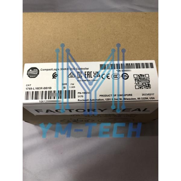 AB 1769-L16ER-BB1B Allen-Bradley CompactLogix 384KB DI/O ControllerAB 1769-L16ER-BB1B Allen-Bradley CompactLogix 384KB D...