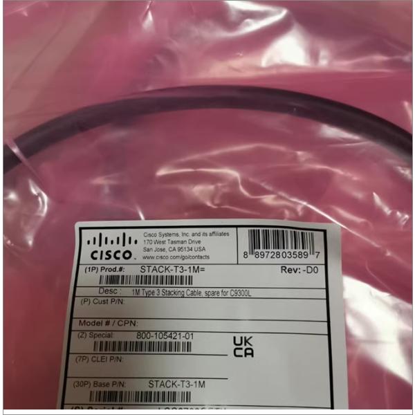 ※他店舗でも販売を行っておりますため、ご購入前に在庫確認をお願いいたします。【うえたPC 店舗直通】電話：050-7116-6012Email：yaue0024@gmail.comCisco シスコ STACKT31M 3型スタックケーブル...