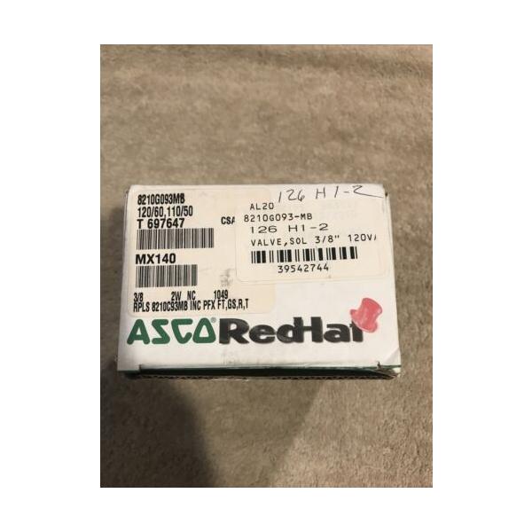 Asco RedHat 8210G093MB 120/60,110/50  In Original Packaging.ASCO REDHAT 8210G093MB 120/60,110/50元のパッケージで。