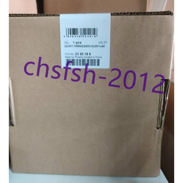 1 PCS  Phoenix redundancy module 2320186 QUINT-ORING/24DC/2X20/1X401 PCSフェニックス冗長モジュール2320186 Quint-oring/24dc/2x20/1x40