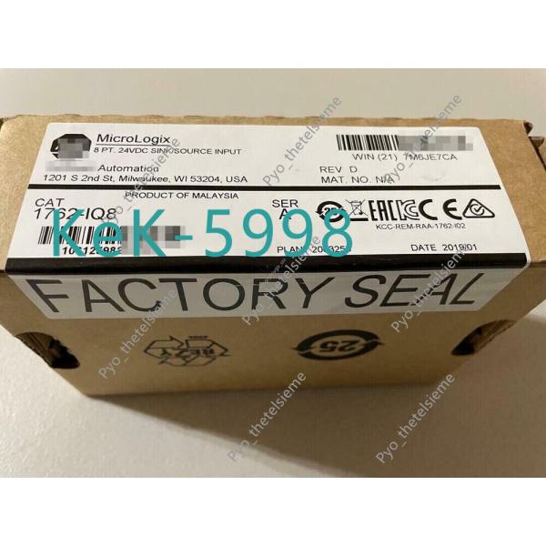 NEW SEALED 1762-IQ8 /A MicroLogix 24VDC Input Module #ZX新しいシールされた1762-IQ8 /A Micrologix 24VDC入力モジュール#ZX