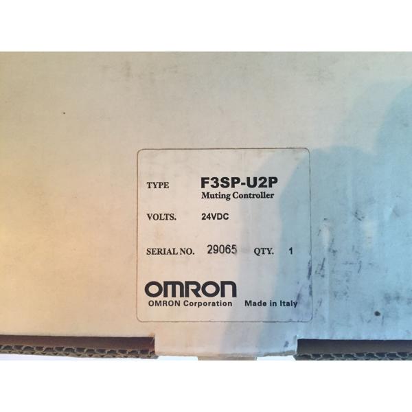 OMRON F3SP-U2P or F3SP-U2P MUTING CONTROLLER 24VDC*NEW IN A BOX*OMRON F3SP-U2PまたはF3SP-U2P Muting Controller 24VDC*box*new*