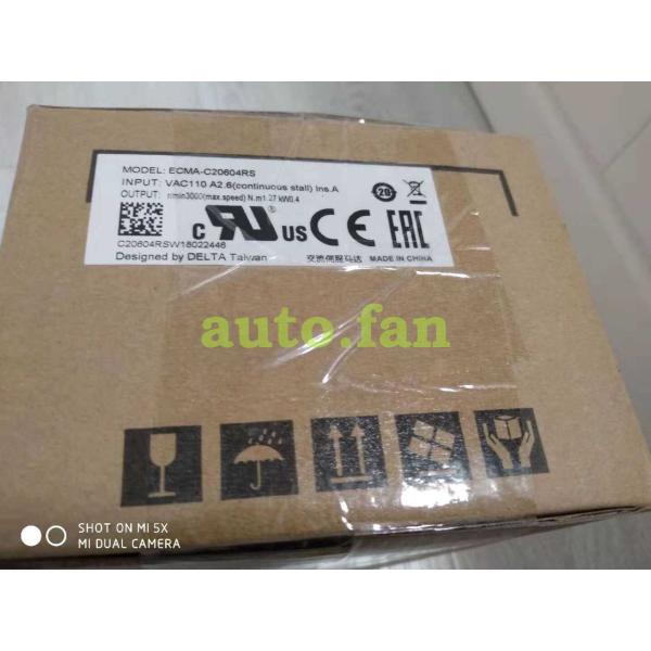 NEW for DELTA servo motor ECMA-C20604RS in box  clボックスCLのデルタサーボモーターECMA-C20604RSの新しい