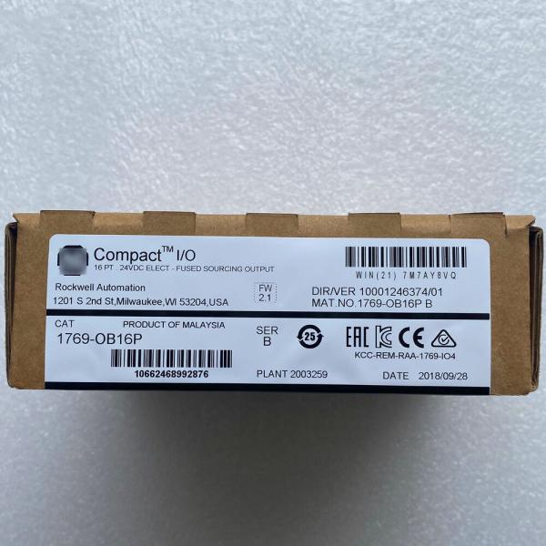1769-OB16P New Sealed 1769-OB16P CompactLogix 16 Pt Prot D/O Module PLC HT 1PCS1769-OB16P新しい封印1769-OB16P CompactLogix 16...