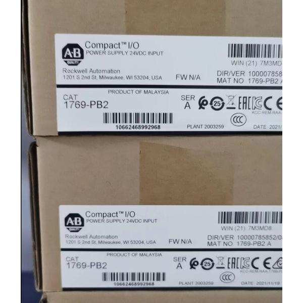 New Factory Sealed AB 1769-PB2 / A CompactLogix DC 2A/0.8A Power Supply 1769PB2新しい工場密閉AB 1769-PB2 / A CompactLogix DC 2A...