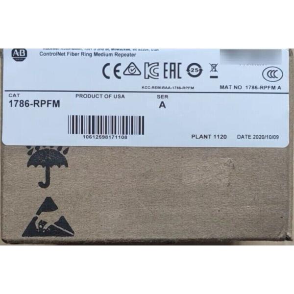 NEW SEALED ALLEN BRADLEY 1786-RPFM CONTROLNET FIBER MODULE 1786-RPFM/A新しい密閉アレンブラッドリー1786-RPFMコントロールネットファイバーモジュール1786-RPFM/A