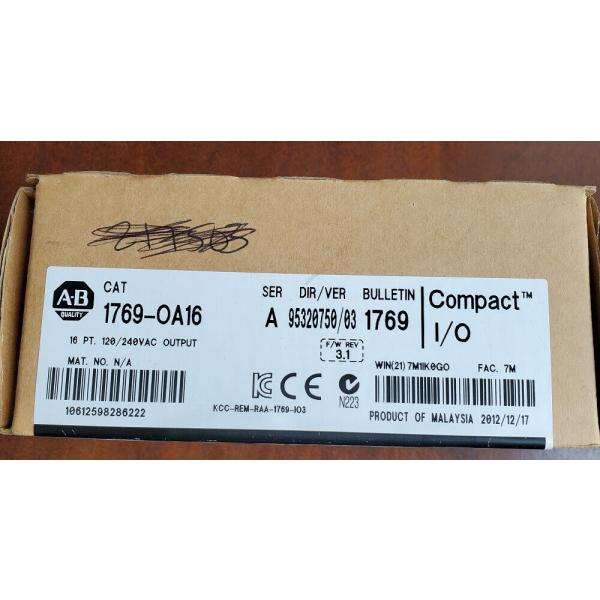 Allen Bradley 1769-OA16 CompactLogix 16 Pt AC Digital Output Module Factory SealAllen Bradley 1769-OA16 CompactLogix 16 ...