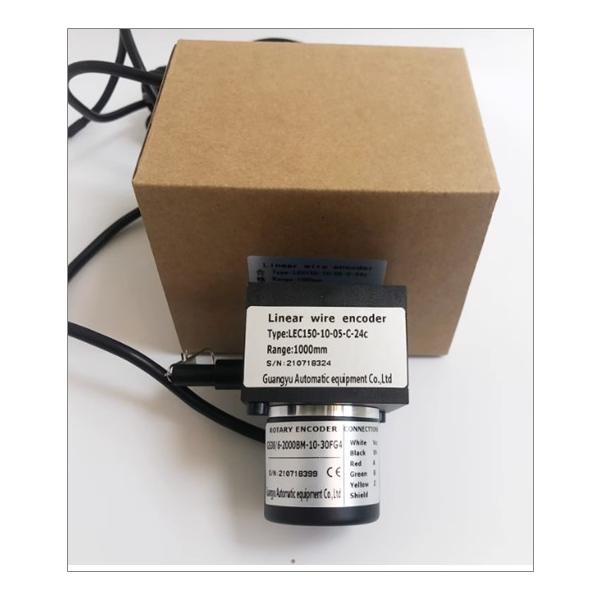 LEC150-10-05-C-24C Pull wire encoder displacement pull rope scale coding sensor＃LEC150-10-05-C-24Cプルワイヤーエンコーダー変位プルロープスケー...