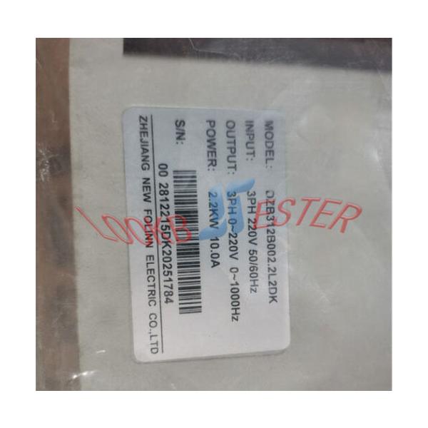 1PCS NEW FU LING Engraving Spindle Inverter DZB312B002.2L2DK 2.2KW/220V 10A1PCS New Fu Ling Engraving Spindle Inverter D...