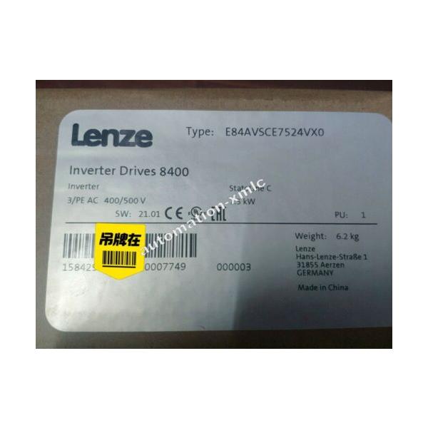 1PCS E84AVSCE7524VX0 LENZE Inverter Drives 8400 Brand1PCS E84AVSCE7524VX0 LENZE INVERTAR DRIVES 8400ブランド