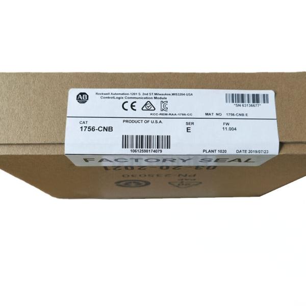 1 PC New Factory Sealed AB 1756-CNB SER E ControlLogix ControlNet Bridge 1756CNB1 PC新しい工場密閉AB 1756-CNB Ser e Contrologix...