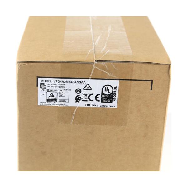 1PCS DELTA VFD4A2MS43ANSAA MS300 Series Inverter1PCS Delta VFD4A2MS43ANSAA MS300シリーズインバーター