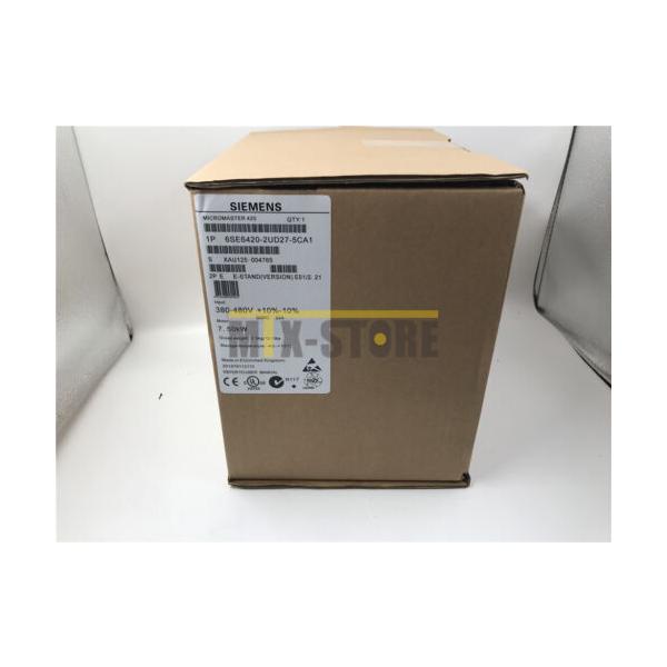 1PCS Unopened New Siemens MM420 6SE6420-2UD27-5CA1 7.5KW380V 6SE6 420-2UD27-5CA11PCS未開封の新しいSiemens MM420 6SE6420-2UD27-5...