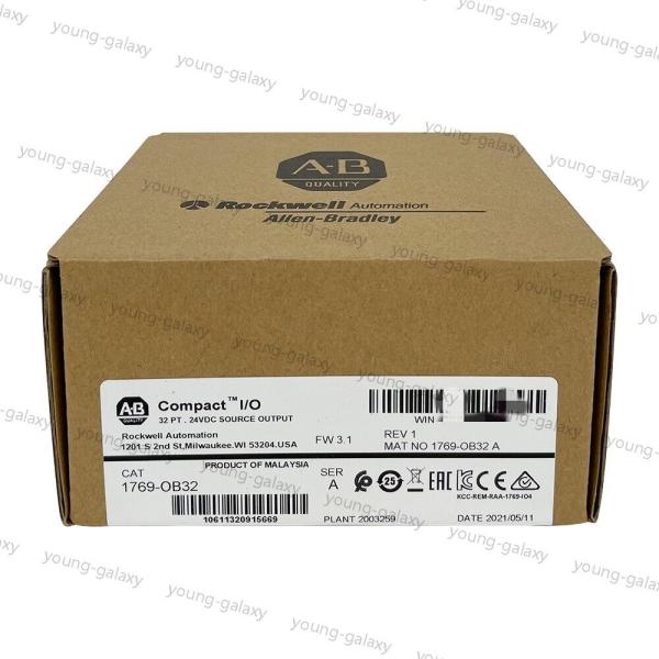 2021 Allen-Bradley 1769-OB32 CompactLogix 32 PT 24VDC Source Output Module2021 Allen-Bradley 1769-OB32 CompactLogix 32 P...