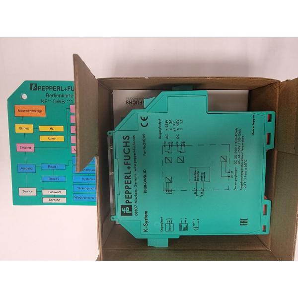 For Pepperl+Fuchs KFU8-DWB-1.D safety barrier new , originalPEPPELL+FUCHS KFU8-DWB-1.Dセーフティバリアの新しい、オリジナル