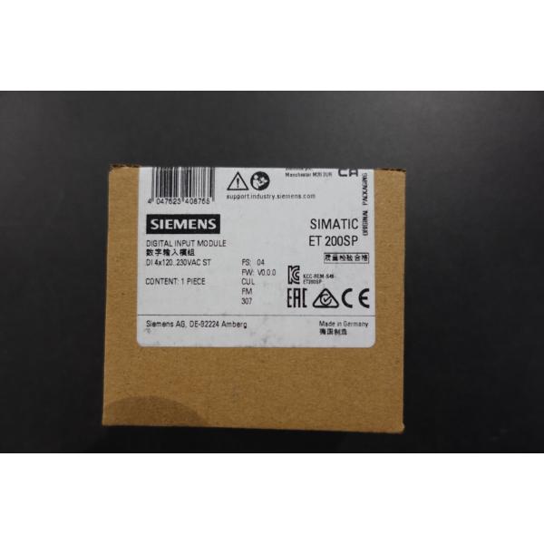 Siemens 6ES7131-6FD01-0BB1 SIMATIC ET 200SP-Digitales EingangsmodulSiemens 6ES7131-6FD01-0BB1 SIMATIC ET 200SP-DIGITALER...