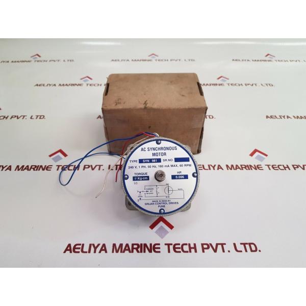 Srijan control syn 981 ac synchronous motor torque: 10 kg-cmSrijan Control Syn 981 AC同期モータートルク：10 kg-CM