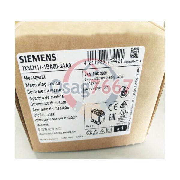 1Pcs Siemens シーメンス 7KM2111-1BA00-3AA0 PAC3200 multi-function power meter New1PCS Siemens シーメンス 7KM21111-1BA00-3AA0 PAC32...