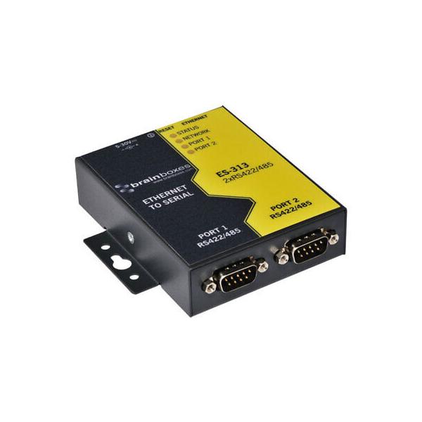 BRAINBOXES ES-313 2 Port RS422/485 Ethernet to Serial AdapterBrainboxes ES-313 2ポートRS422/485シリアルアダプターへのイーサネットManufacture...