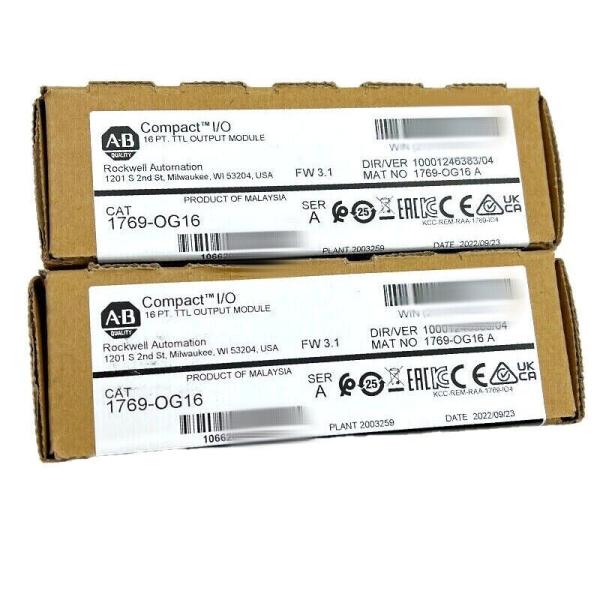 SER A CompactLogix 16 PT D/O Module New Factory Sealed AB 1769OG16 US 1769-OG16Ser a compactlogix 16 pt d/oモジュール新しい工場密閉a...