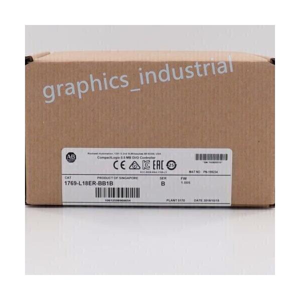 New Factory Sealed AB 1769-L18ER-BB1B Ser B CompactLogix 384KB DI/O Controller新しい工場密閉AB 1769-L18er-BB1B Ser B CompactLog...