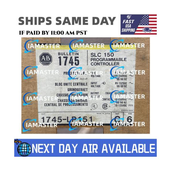 2020-2022 New ALLEN-BRADLEY 1745-LP151 FRN 6 NSFB - PLC2020-2022 New Allen-Bradley 1745-LP151 FRN 6 NSFB-PLC