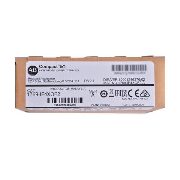 New Factory Sealed AB 1769-IF4XOF2 /A CompactLogix I/O Module 1769IF4XOF2新しい工場密閉ab 1769-if4xof2 /a compactlogix i /oモジュー...