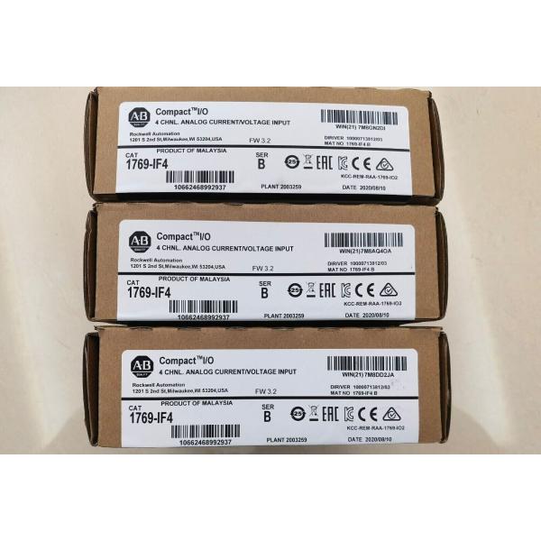 New AB 1769-IF4 /B CompactLogix 4 Channel Analog Input Module 1769-IF4New AB 1769-IF4 /B CompactLogix 4チャネルアナログ入力モジュール17...