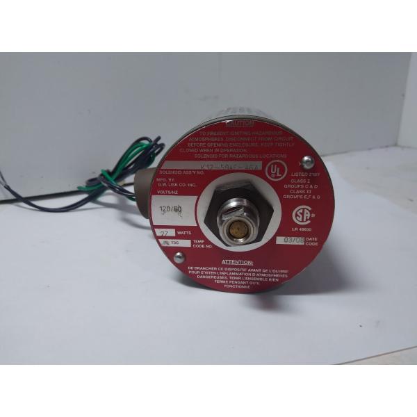 G.W. Lisk K12-594E-46A Solenoid Valve 120Volts 60HzG.W. Lisk K12-594E-46Aソレノイドバルブ120VOLTS 60Hz