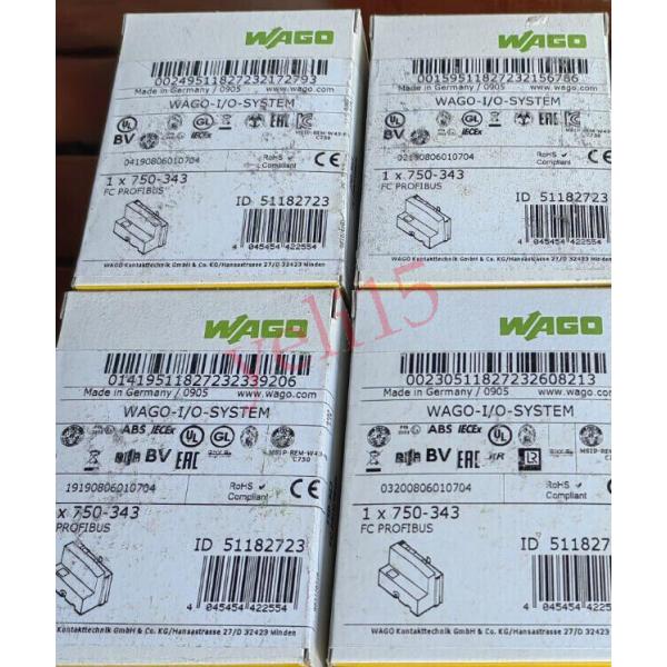 1PC NEW WAGO BUSCOUPLER PROFIBUS 750-3431PC新しいWago Buscoupler Profibus 750-343