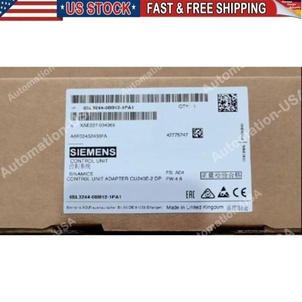 NEW Siemens 6SL3244-0BB12-1PA1 CONTROL UNIT CU240E-2 6SL3 244-0BB12-1PA1新しいSiemens 6SL3244-0BB12-1PA1コントロールユニットCU240E-2 ...