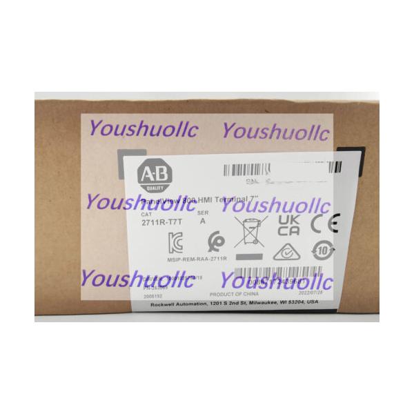 Allen-Bradley 2711R-T7T PANELVIEW 800 7-INCH HMI TERMINAL Sealed 1PCSAllen-Bradley 2711R-T7T PanelView 800 7インチHMI端子シール1PCS