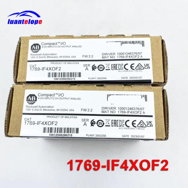 Allen Bradley 1769-IF4XOF2 CompactLogix 6 Pt A/I and A/O Module  NewAllen Bradley 1769-IF4XOF2 CompactLogix 6 PT A/IおよびA...