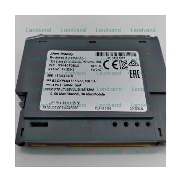 New Allen Bradley Point I/O 1734-8CFGDLX Ser C DC Configurable I/O Module新しいアレンブラッドリーポイントI/O 1734-8CFGDLX Ser C DC構成I/Oモ...