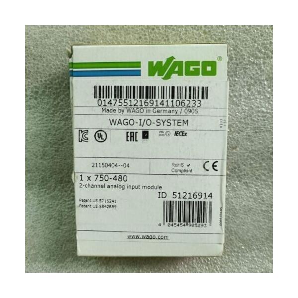 WAGO 750-480 Buscoupler DeviceNet Module PLC Adapter 750-480WAGO 750-480 Buscoupler Devicenet Module PLC Adapter 750-480
