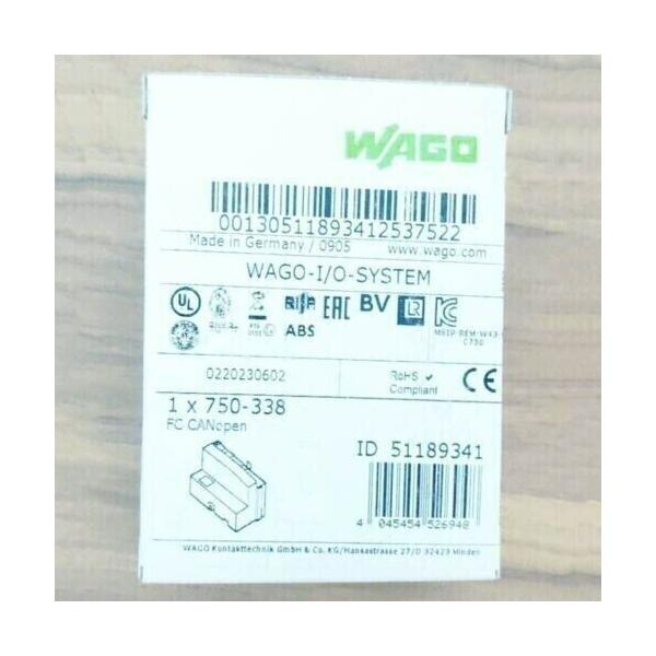 WAGO 750-338 Buscoupler DeviceNet Module Adapter PLC 750-338WAGO 750-338 Buscoupler Devicenet Module Adapter PLC 750-338
