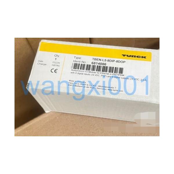 1pcs TBEN-L5-8DIP-8DOP Turck new original Ethernet multi-port module1PCS TBEN-L5-8DIP-8DOP TURCK新しいオリジナルイーサネットマルチポートモジュール