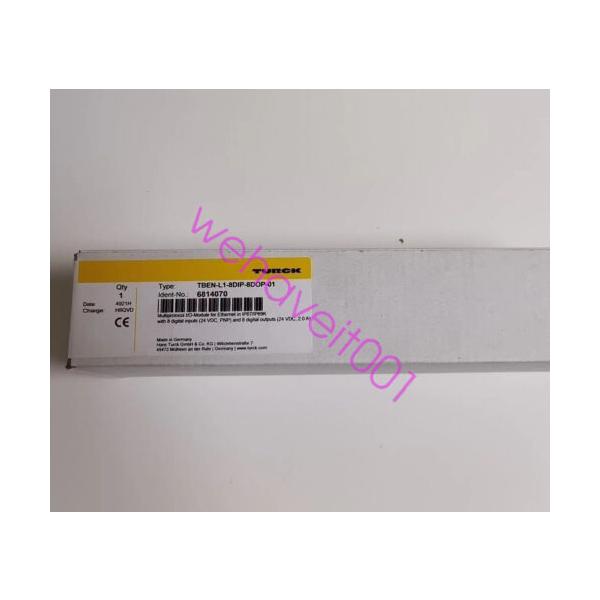 1PC TBEN-L1-8DIP-8DOP-01 Turck Ethernet multi-protocol I/O module New Sealed1PC TBEN-L1-8DIP-8DOP-01TURCKイーサネットマルチプロトコルI...